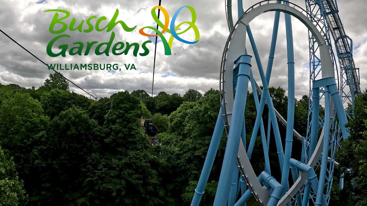 Aeronaut Skyride 4k on-ride POV 2024 (Part 2 ) Busch Gardens ...