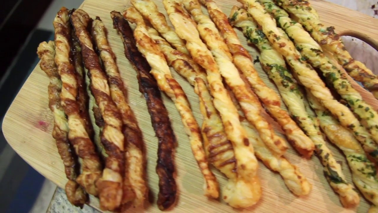 Simple 10 min prep | Puff pastry sticks 3 ways! | Cupboard ingredients ...