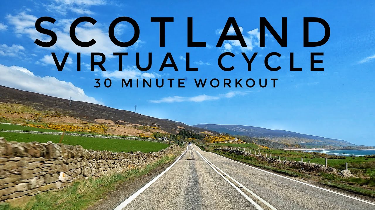 Indoor Cycling Workout Video With Music | Virtual Bike Ride | Sunny ...