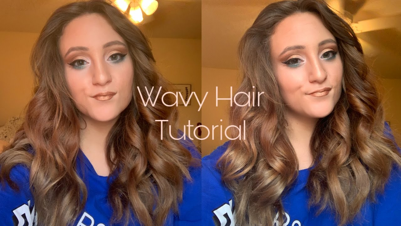 The EASIEST Loose Beachy Waves Hair Tutorial - YouTube