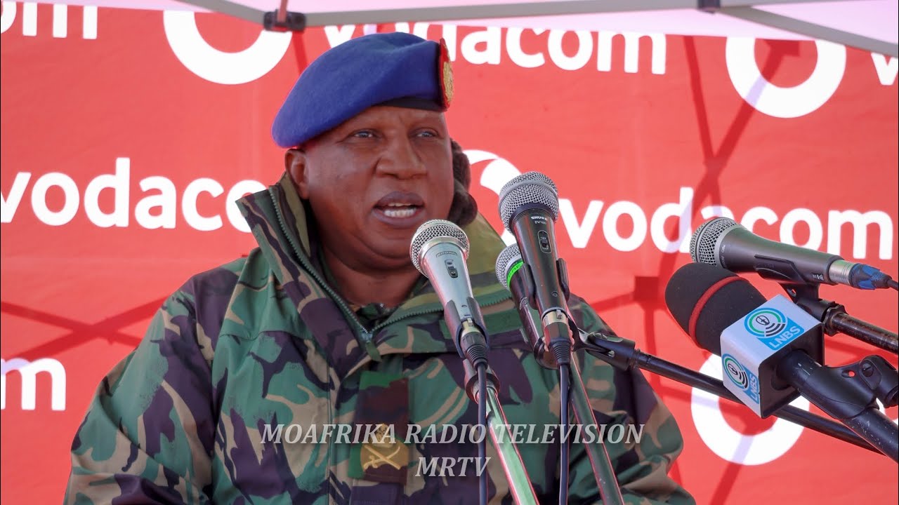 LDF BOOTCAMP: Lt. Gen. Letsoela address | Serial 10 | Bootcamp Passout ...