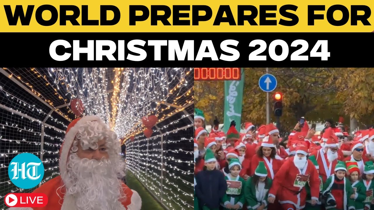 Live: Christmas 2024 Celebration Begins | Christmas Preparation In All ...