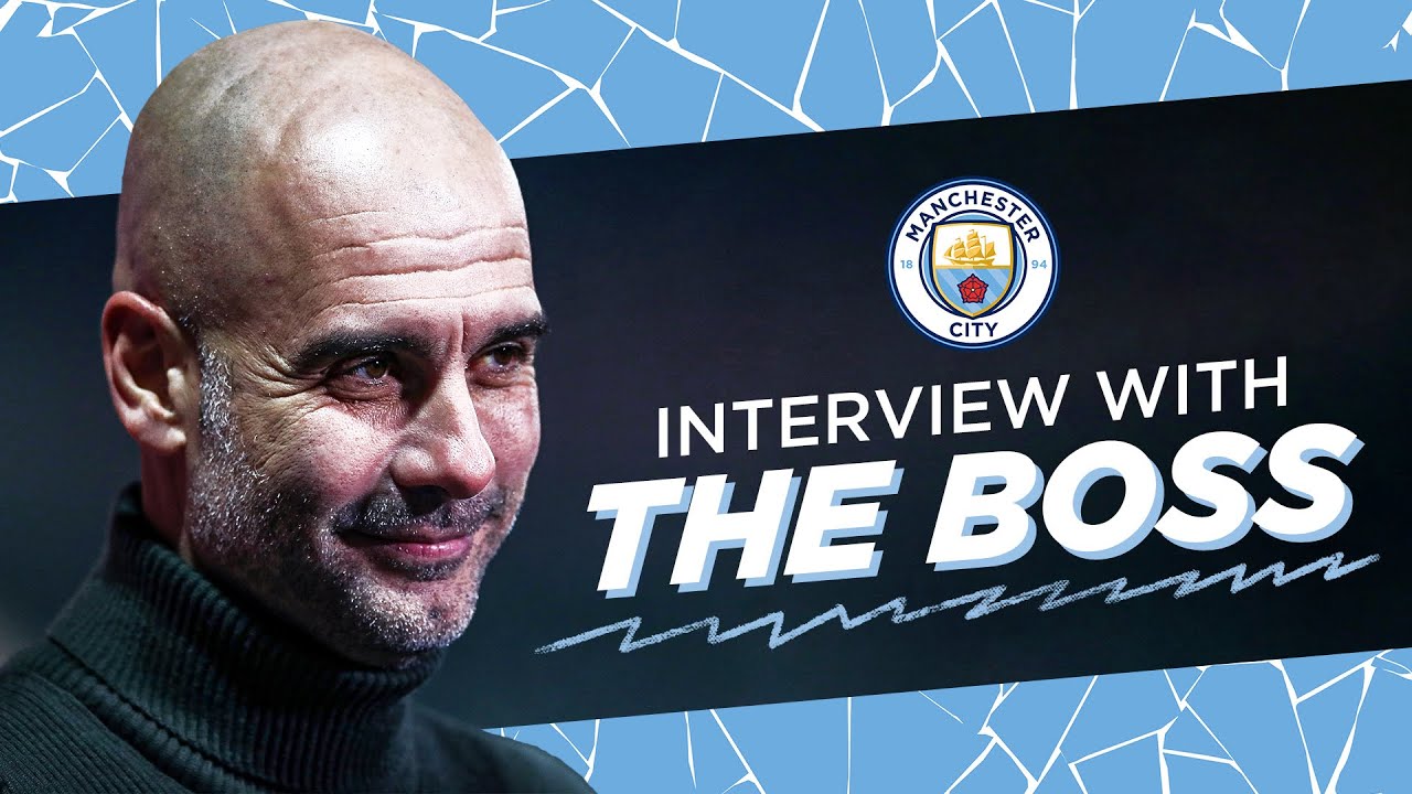PEP GUARDIOLA | INTERVIEW WITH THE BOSS | Pep on Stones, Dias & Steffen ...