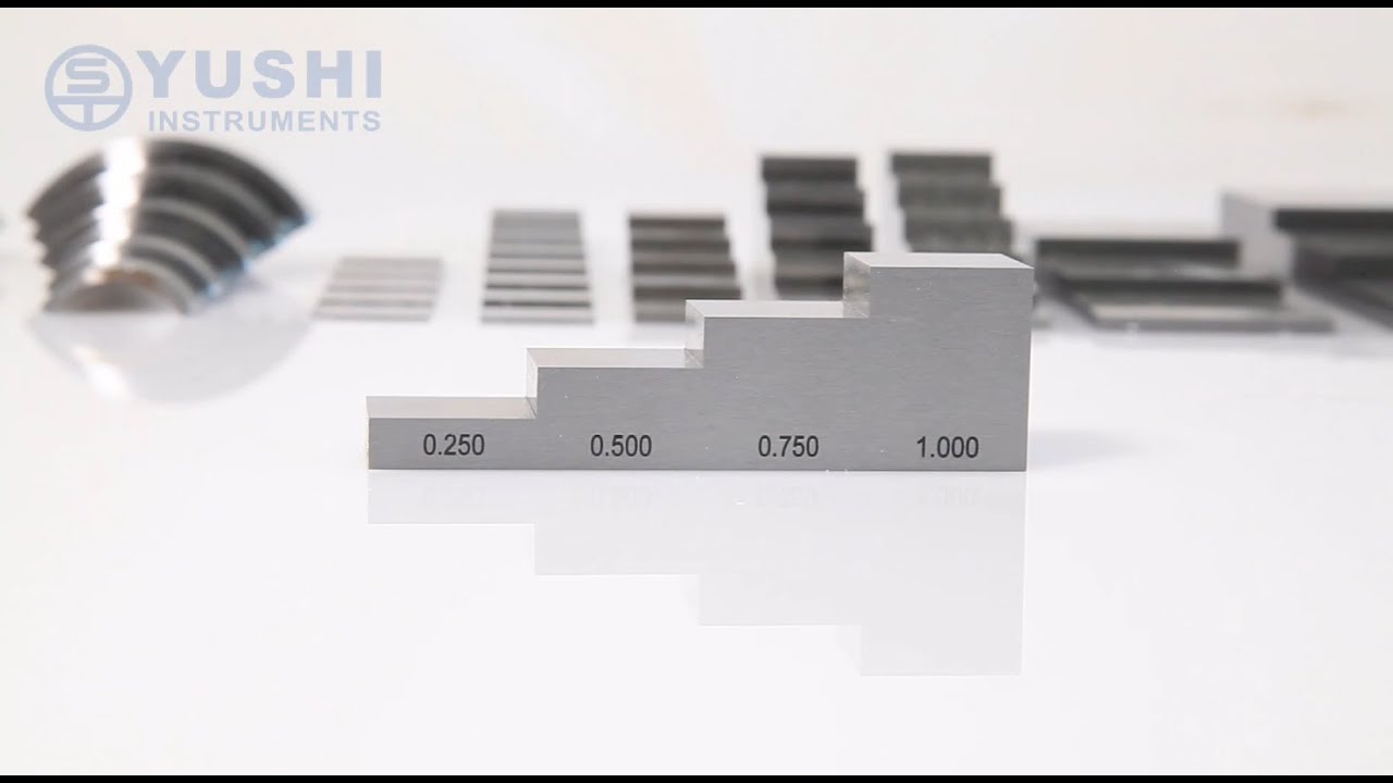 0.25 0.5 0.75 1.0 inch Calibration Block. - YouTube