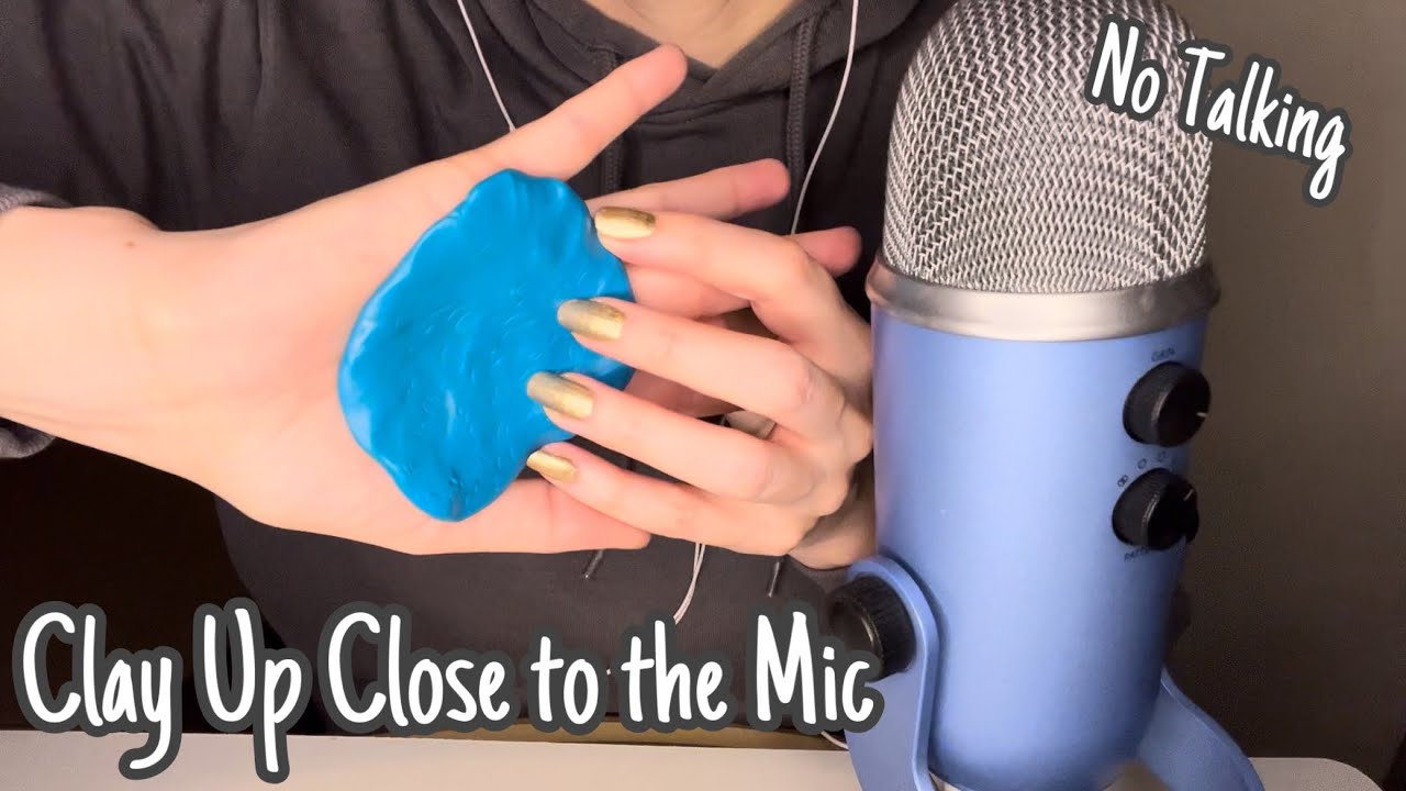 ASMR * Clay Tapping, Cutting & Rolling * No Talking * ASMRVilla - YouTube