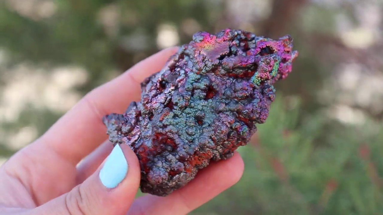 392827143683 ELECTRIC Eye Catching Metallic Iridescent Rainbow Goethite ...