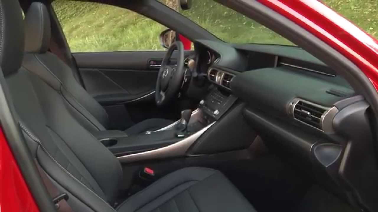 2016 Lexus IS 200t Interior Design Trailer | AutoMotoTV - YouTube