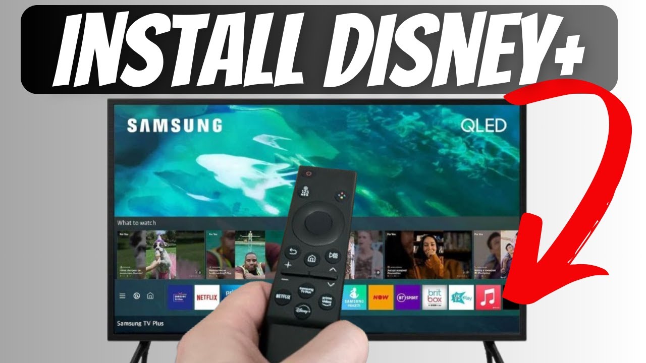 How to Install Disney Plus on Samsung Smart TV (How to Download Disney+ ...