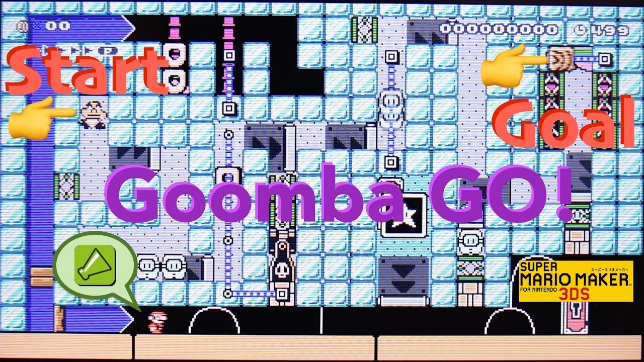 [GAMEPLAY 52] Nintendo Super Mario Maker 3ds Goomba Go! - YouTube