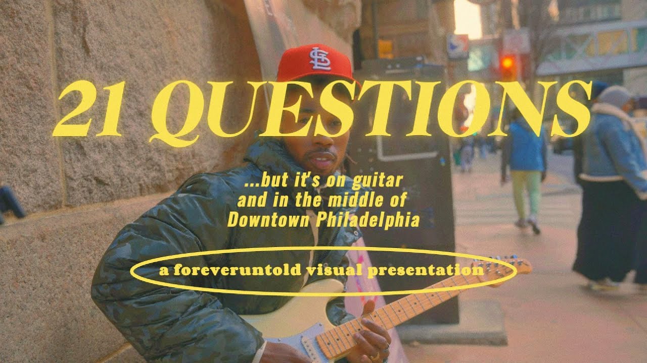 21 Questions Guitar Cover... but it's in the middle of Downtown ...