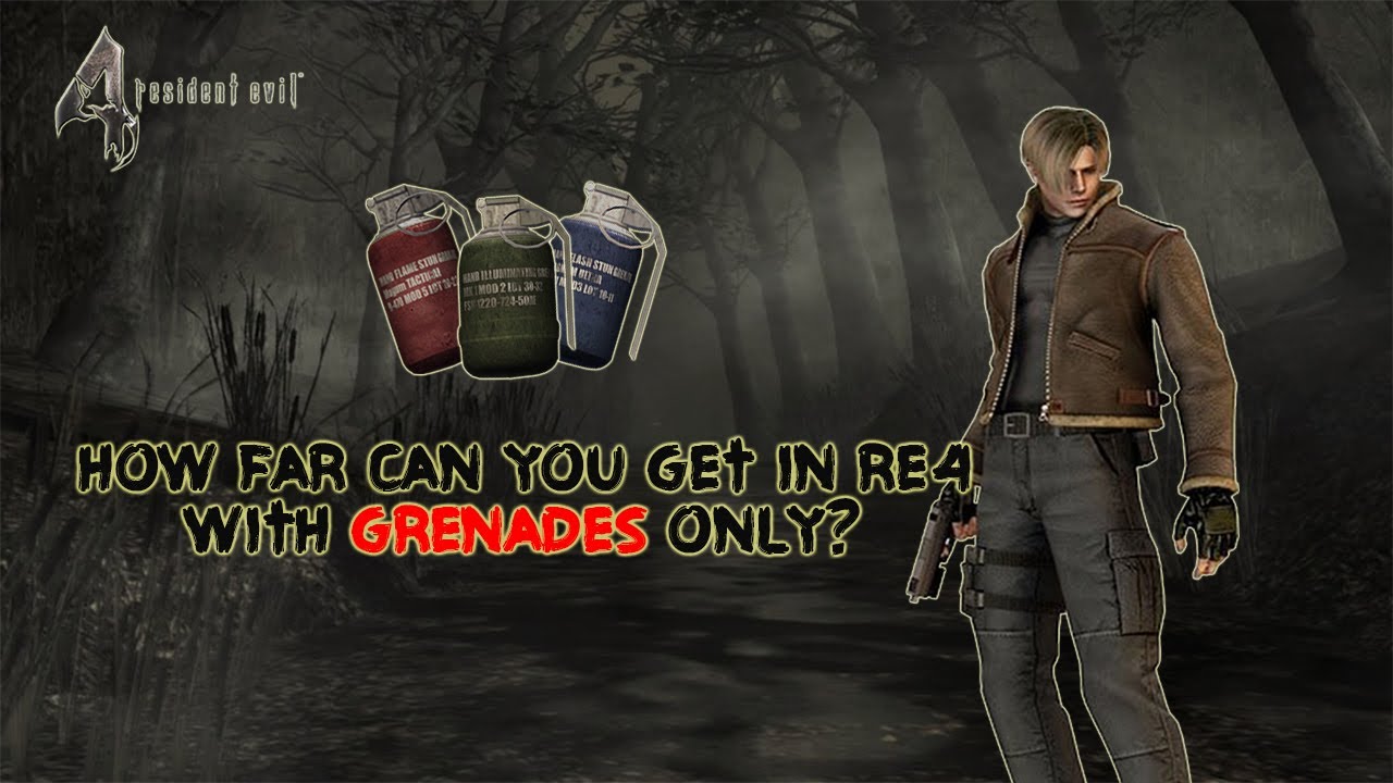 How Far Can You Get In Resident Evil 4 With Grenades Only? - YouTube