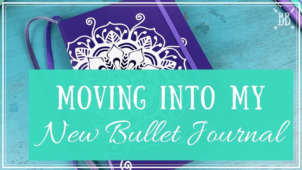 Moving into a New Bullet Journal - YouTube
