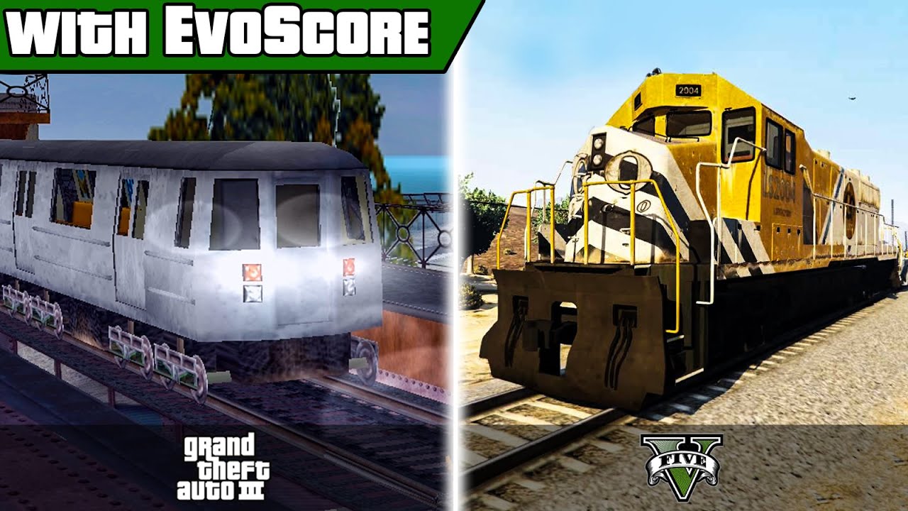 Evolution of Trains in GTA Games (2020) | with EvoScore - YouTube