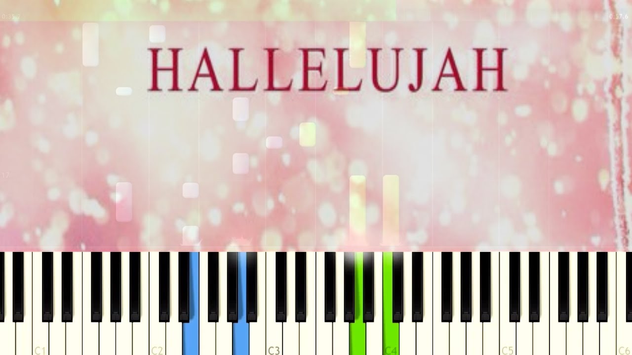 Rufus Wainwright Hallelujah Piano Tutorial How To Play Youtube