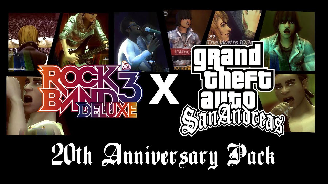 'Grand Theft Auto: San Andreas - 20th Anniversary Pack' Rock Band 3 ...