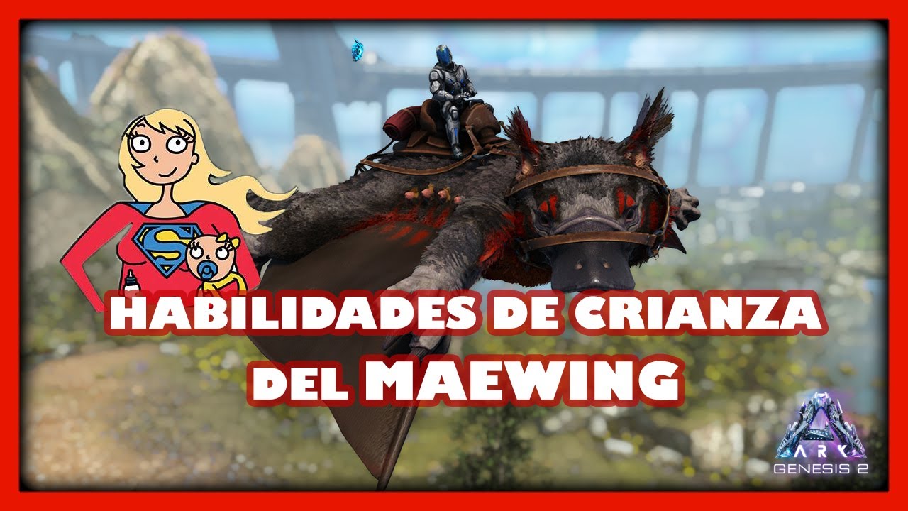 Como UTILIZAR el MAEWING para tu CRIANZA de DINOS ⛔ - ARK GENESIS 2 ¡LA ...