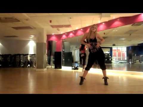 Madison Welch from Miss Millionaire choreographing/messing about in ...