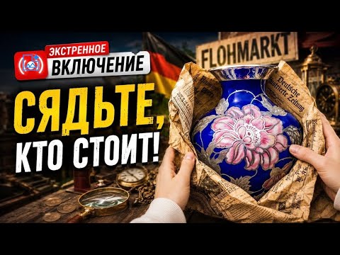 🔥Германия Барахолка! Антиквариат Винтаж Фарфор Германия ! Про поиск клада!  