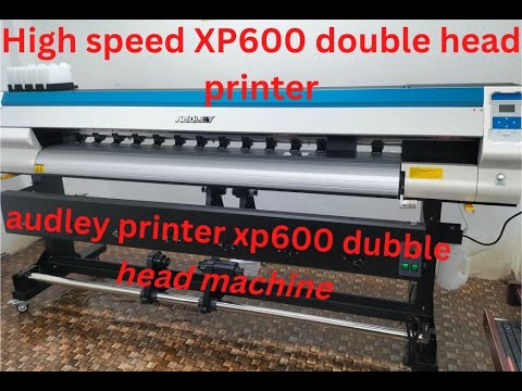 Audley printer xp600 double head machine||High speed XP600 double ...
