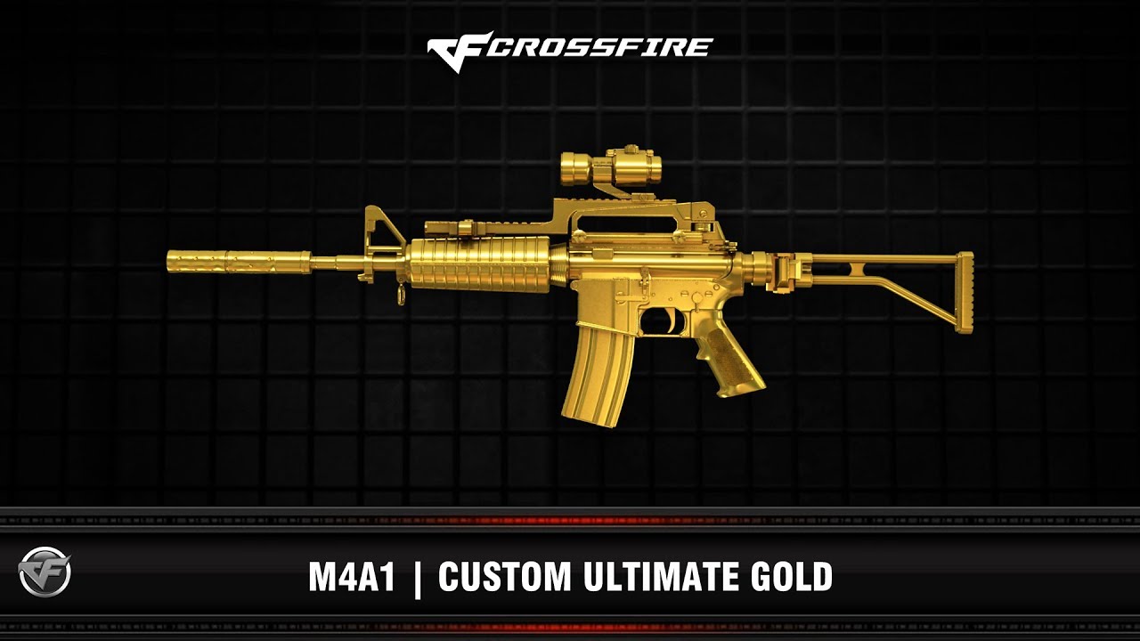 CF : M4A1 | Custom Ultimate Gold - YouTube