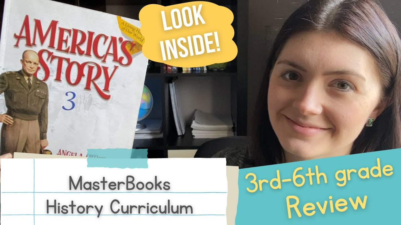LOOK INSIDE MASTERBOOKS 3RD - 6TH GRADE HISTORY CURRICULUM REVIEW - YouTube