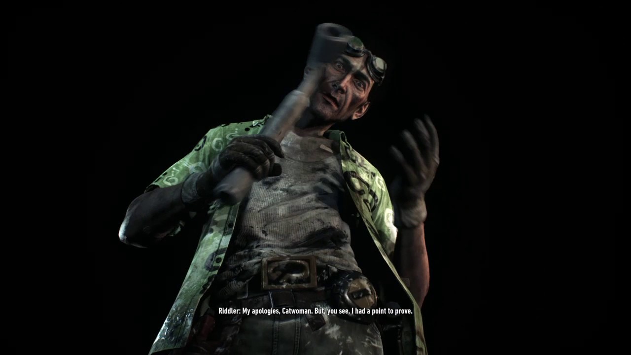 BATMAN™: ARKHAM KNIGHT riddler ending - YouTube