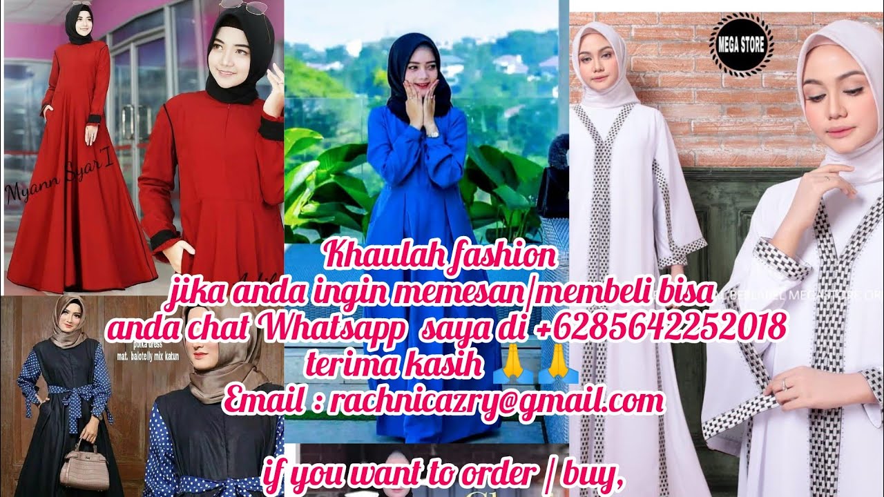 GAMIS TURKI ABAYA DENGAN WARNA DAN MODEL TERBARU TAHUN INI - YouTube