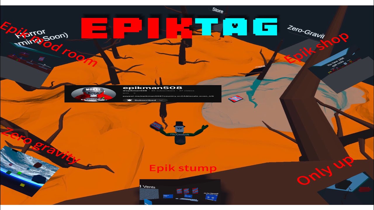Playing Epik Tag ( 1k special ) - YouTube