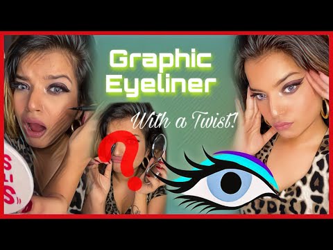 GRAPHIC WING EYELINER TUTORIAL- Fail or Pass?| Eyeliner hacks/Tricks| Makeup Tutorial went wrong ...