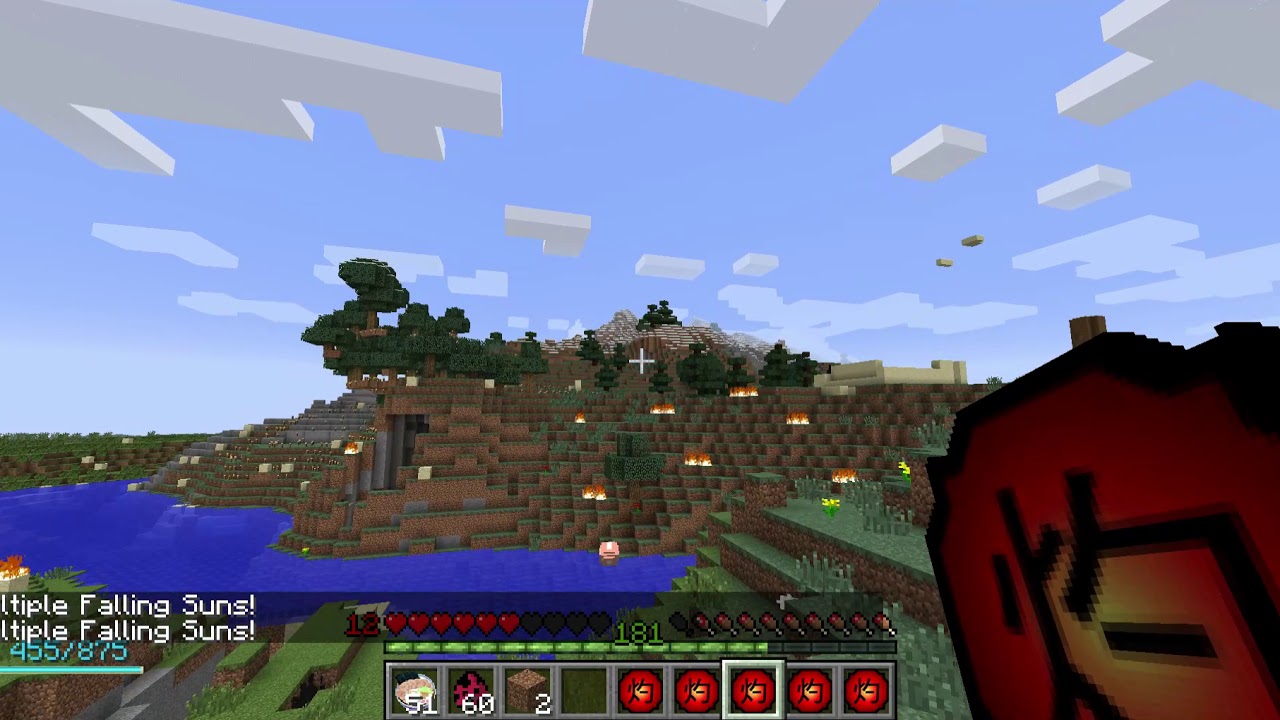 Minecraft Naruto Mod Scorch Release Jutsu - YouTube