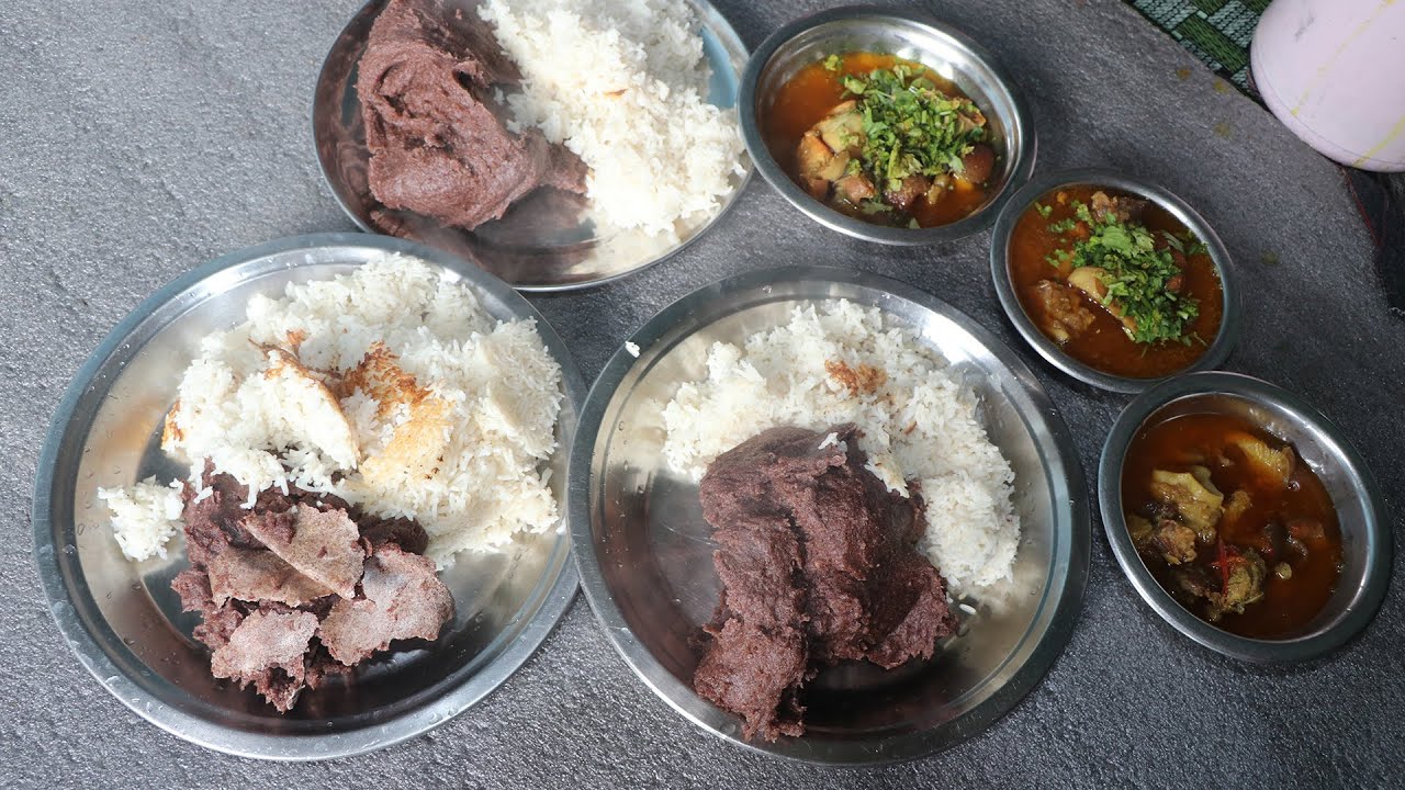 Dhido with Pork, How to cook Dhido ? बदेलको मासु संग ढिडो Indra ...