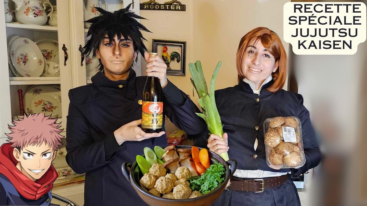 Recette Jujutsu Kaisen -Les boulettes Poulet Gingembre de Yuji - YouTube