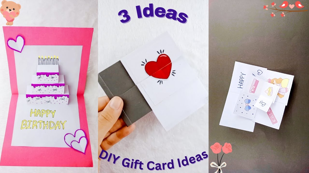DIY Mini Paper Gift Card | Easy and Beautiful Card With Paper | Mini ...
