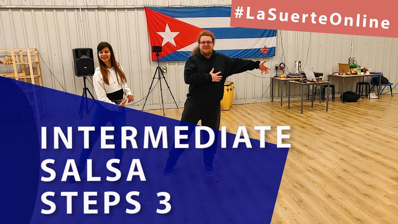 Intermediate Cuban Salsa Steps Course - Class 3 ("Malibu") - YouTube