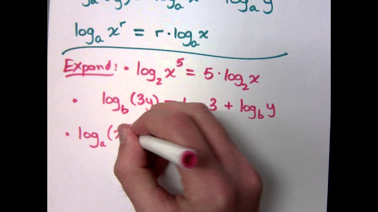 College Algebra - Part 155 (Logarithmic Functions - Properties) - YouTube