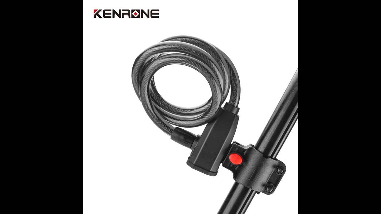 How to use the smart bike lock? | KENRONE Smart Bike Lock - YouTube