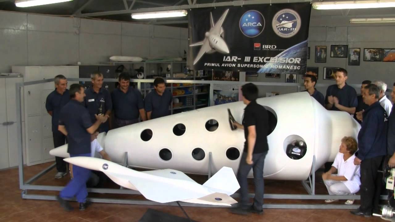 IAR-111 Excelsior cockpit airframe completion, 2011 - YouTube