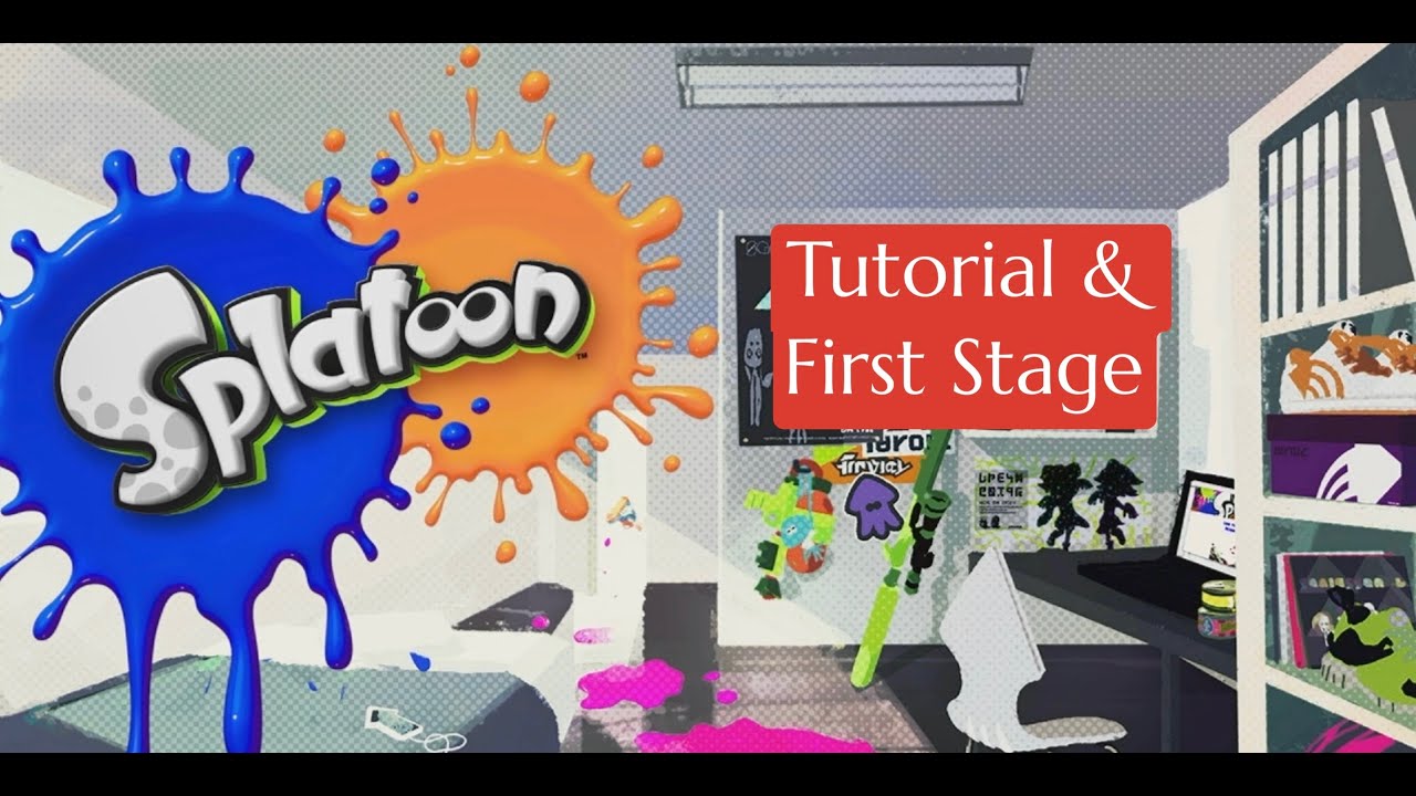 Splatoon Gameplay Part 1 (Tutorial & First Stage of Story Mode) - YouTube