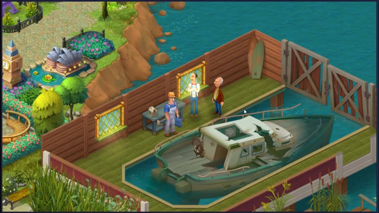 Homescapes Gameplay Story Playthrough Day 54 🏠 (Boat House Day 1 ...