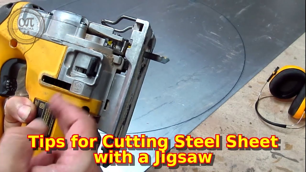 How to Cut Steel Sheet with a Jigsaw - Tips and Safety - YouTube