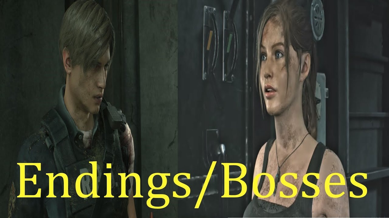 Resident evil 2 Remake final bosses and Endings (Leon A/ Claire B) Best ...