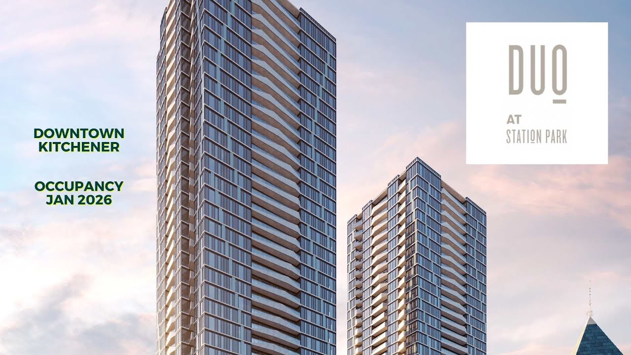 Explore The Duo Condos at Station Park in Downtown Kitchener. - YouTube
