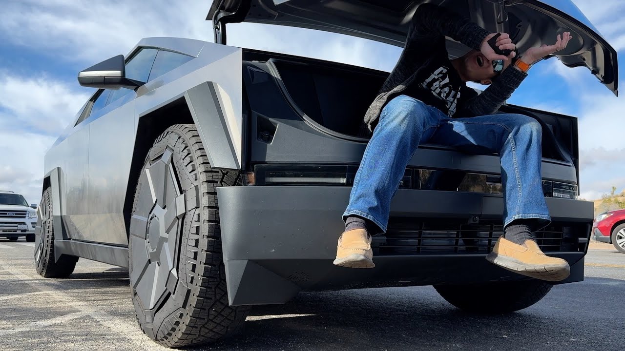 CYBERTRUCK: is the FRUNK SAFE? - YouTube