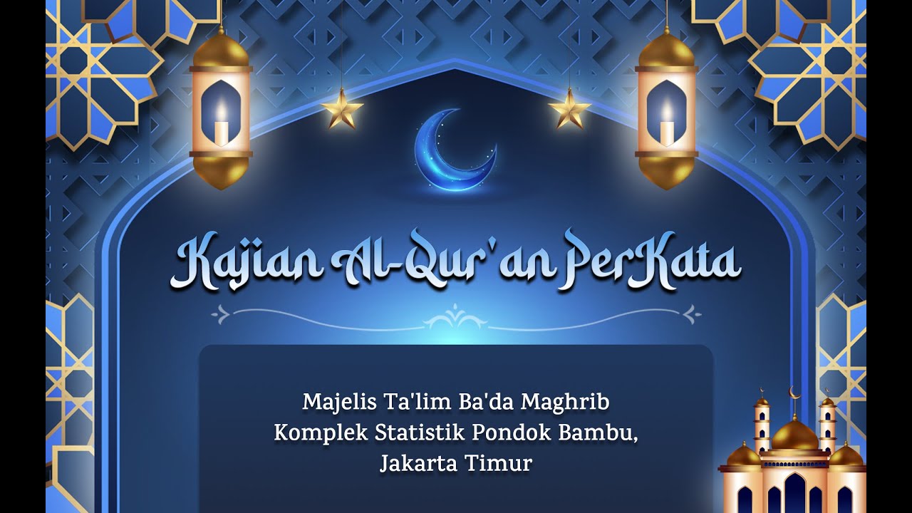 #69 Kajian Al-Qur'an PerKata | Al-Baqarah 178-179 | Hukum Qishash dan ...