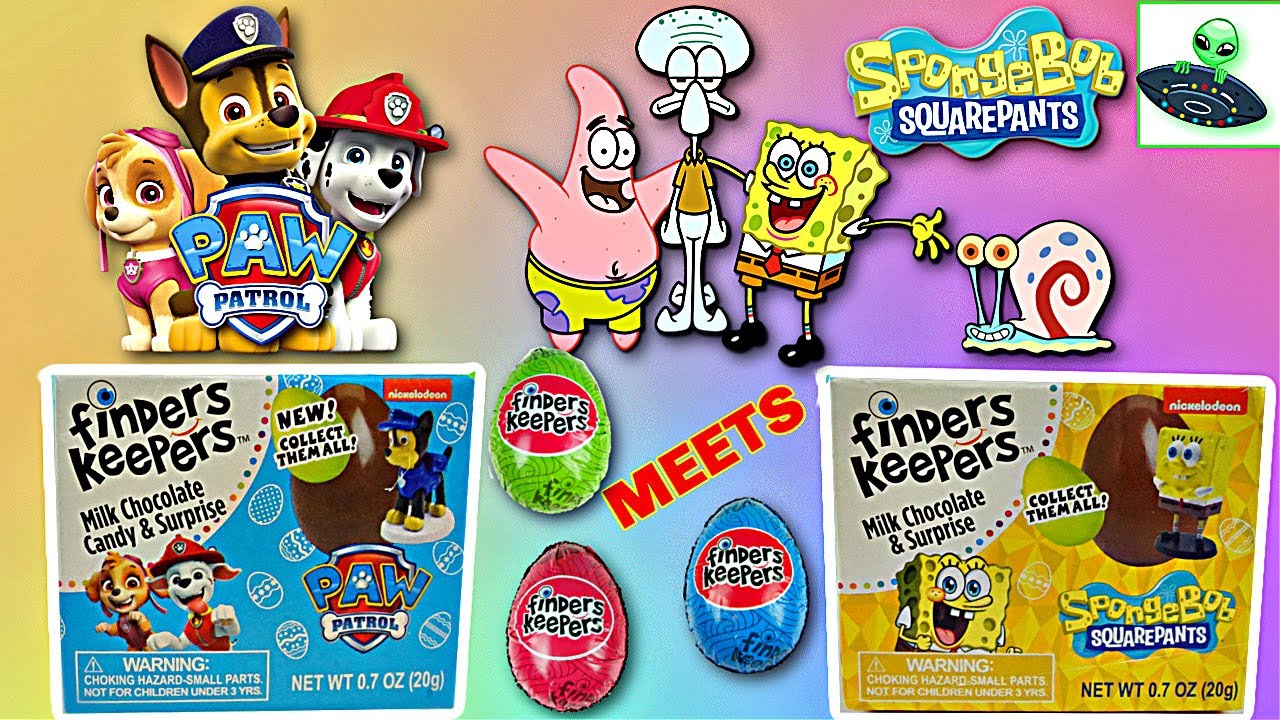 Finders Keepers, Paw Patrol meets SpongeBob squarepants - YouTube