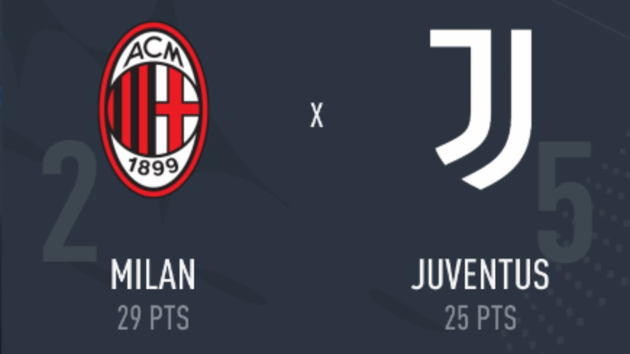 SÉRIE A TIM 23 MILAN X JUVENTUS Jogo 14 - YouTube
