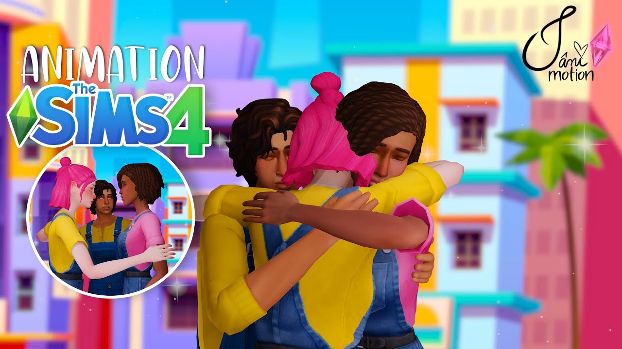 The sims 4 animation | Hug friends | Download - YouTube