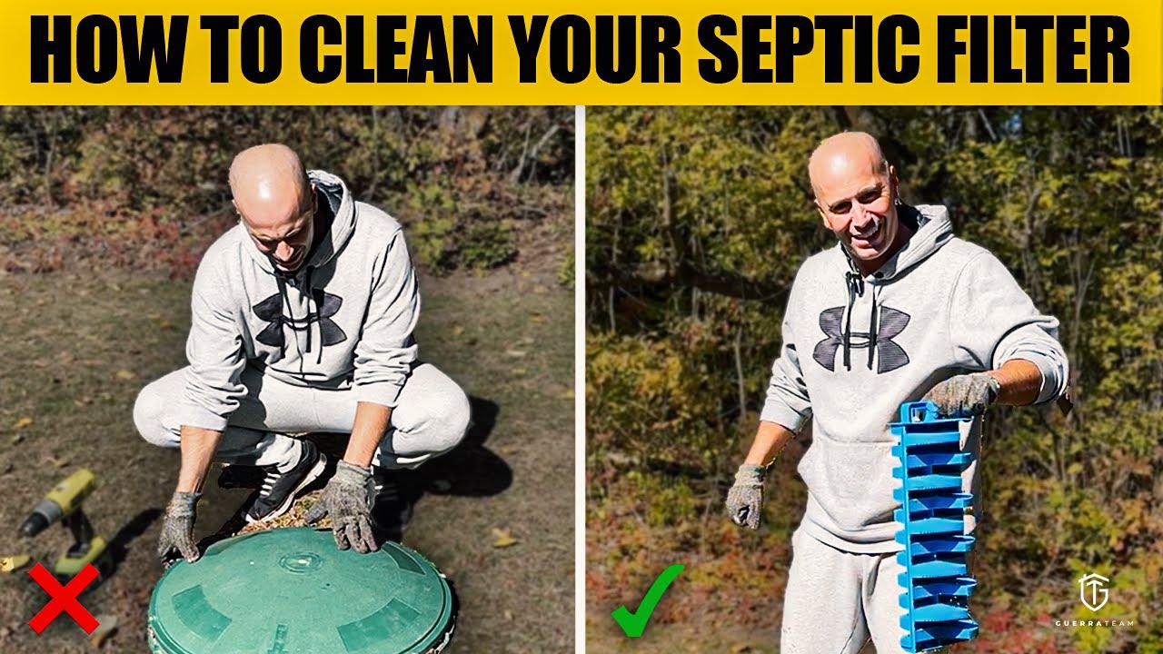 How to Clean Your Septic Filter - YouTube
