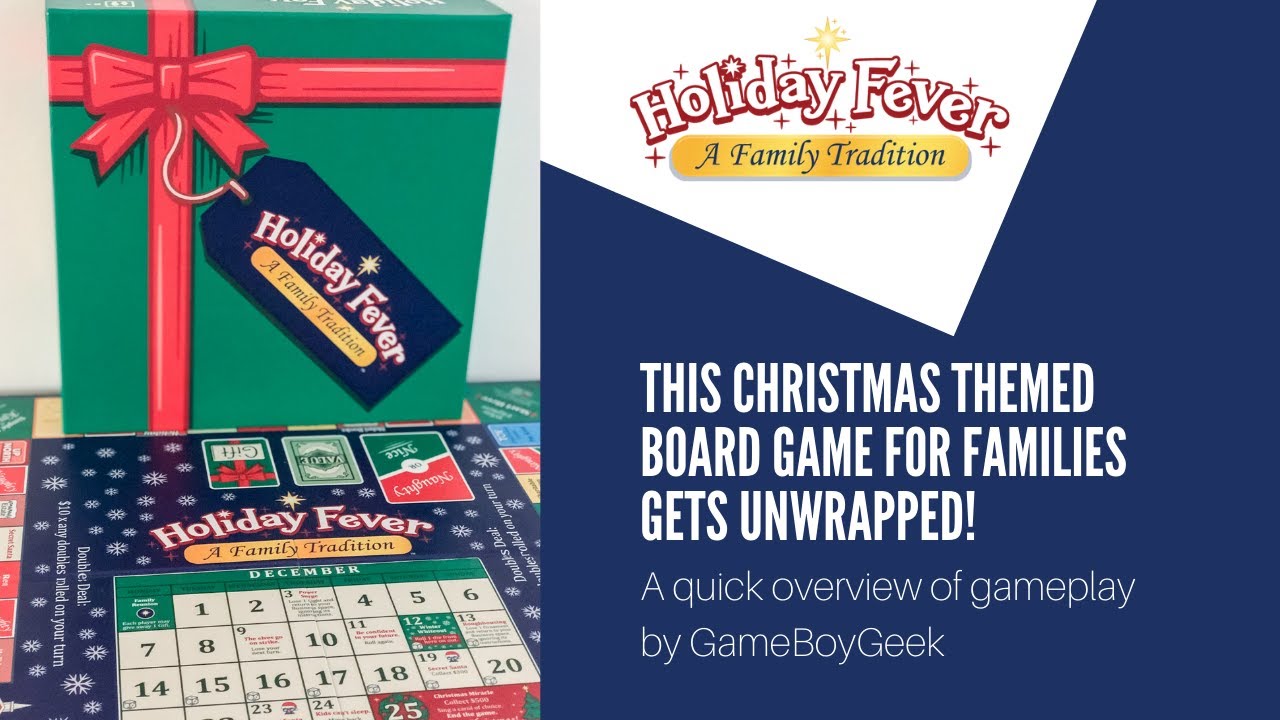 Holiday Fever - A Family Tradition Board Game Overview - YouTube