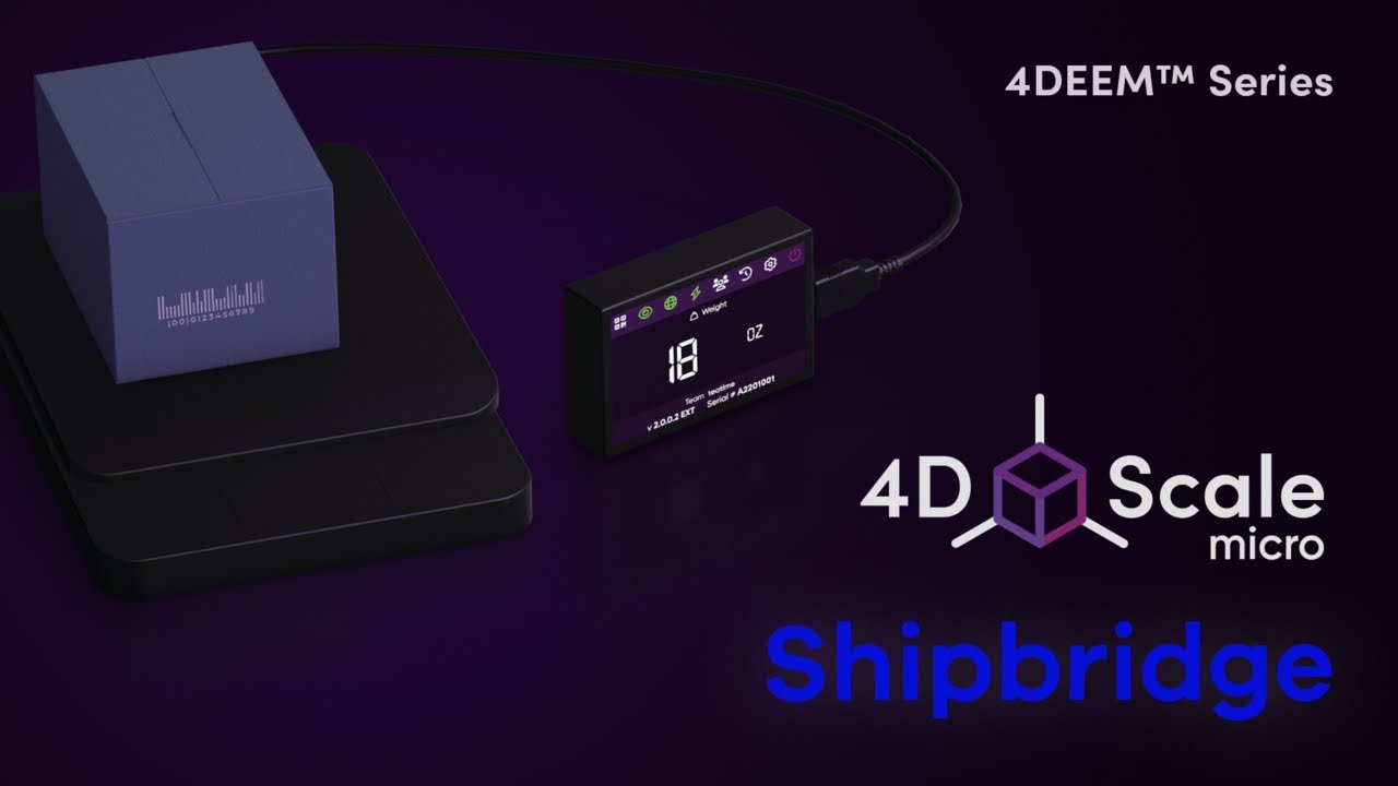 How to use 4D Scale micro With Shipbridge | 4D Scale Tutorial - YouTube